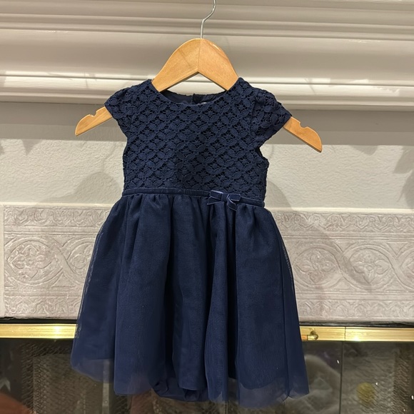 Carter's | Dresses | New 9mo Girls Navy Blue Dress From Carters | Poshmark